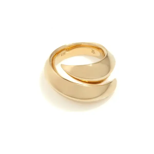 KASUN LONDON Vampire Claw Ring - Gold