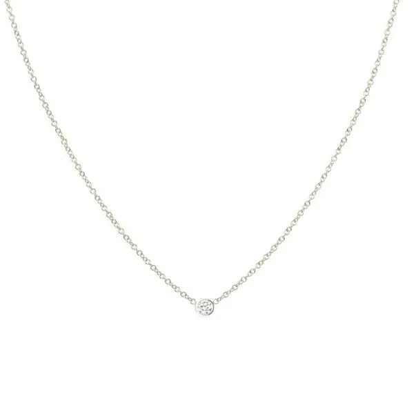 Maya Brenner Designs Diamond Layering Necklace Gold 18