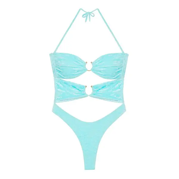 PERILLA On The Beach One Piece Azzurro - Blue