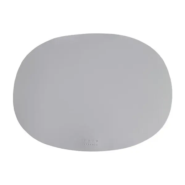 Twig New York Deco Placemats, Set Of Two Grey - Gray