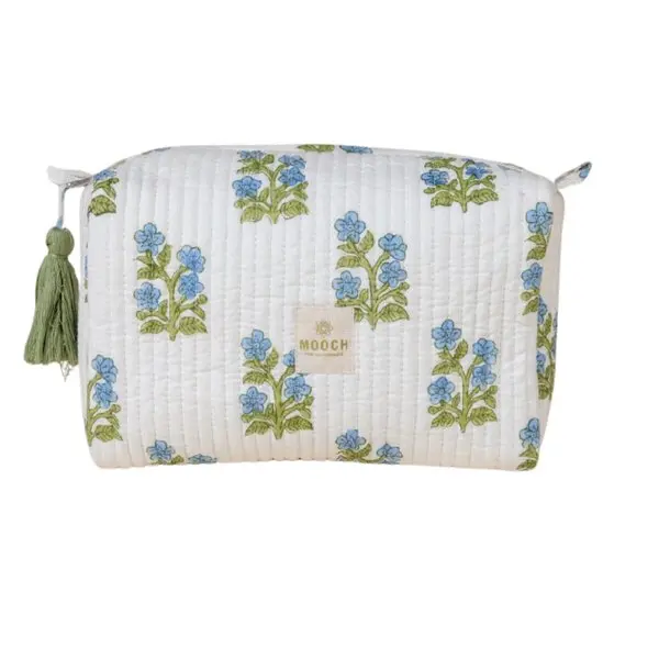 MOOCH COTSWOLDS Green / Blue Arlie Meadow Wash Bag - Green/blue