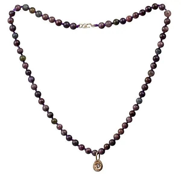 AMONTA Gold / Grey Ash – Salt & Pepper Diamond On Multi Sapphire - Gold/grey