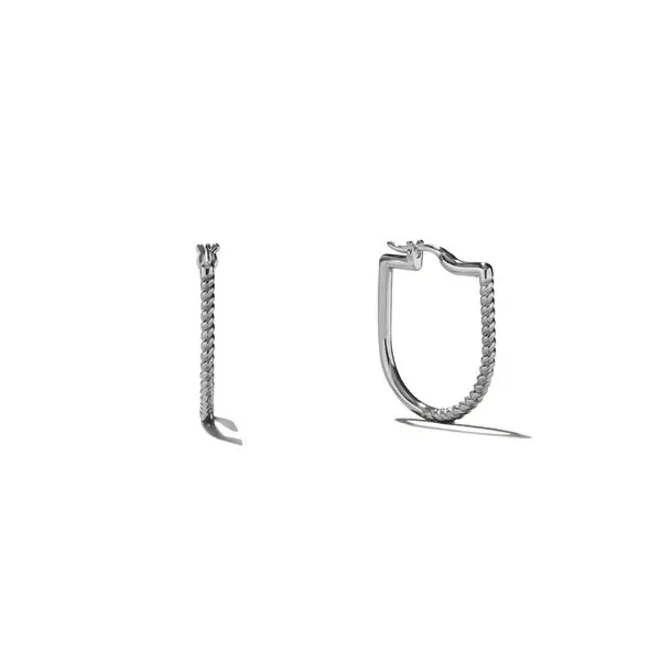 ONI Braided Everyday U-hoops - Silver