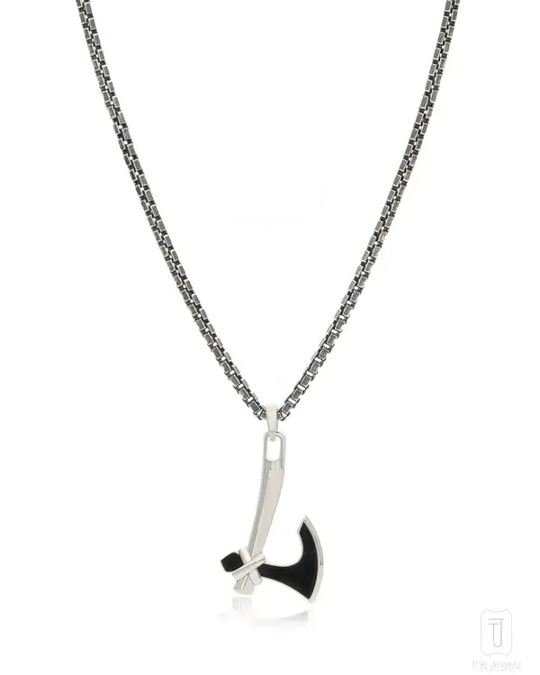 THE JEWELZ Warrior's Edge Pendant - Silver