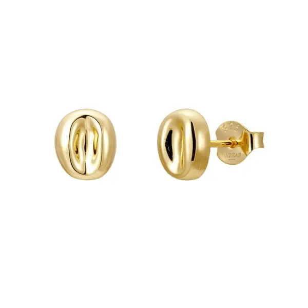 NAZZAR Mini Pebble Stud Earring - Gold