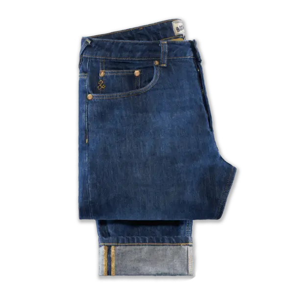 &SONS TRADING CO Colton Tapered Fit Jean Dark Wash - Blue