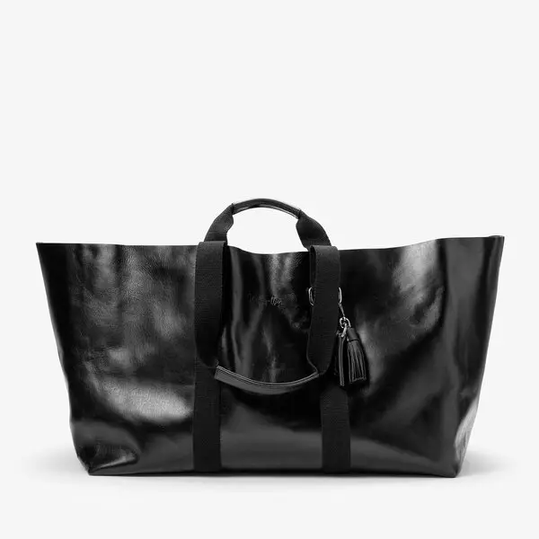 GET THE GALLOP Hay Bag Large Leather - Black