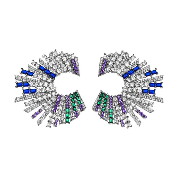 TALITA LONDON Starstruck Earrings Midnight - Gray