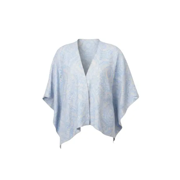 FRANCHETTI BOND Angelica & Beige Batik Print Jacket - Blue