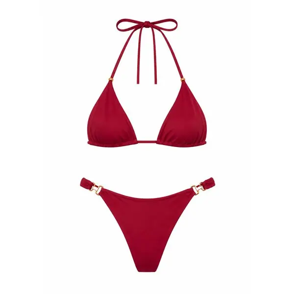 CHIARELLA Garnet Gold Bikini - Red