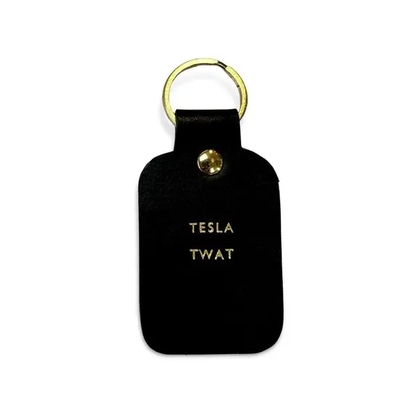 VIDA VIDA Tesla Twat Key Ring - Black