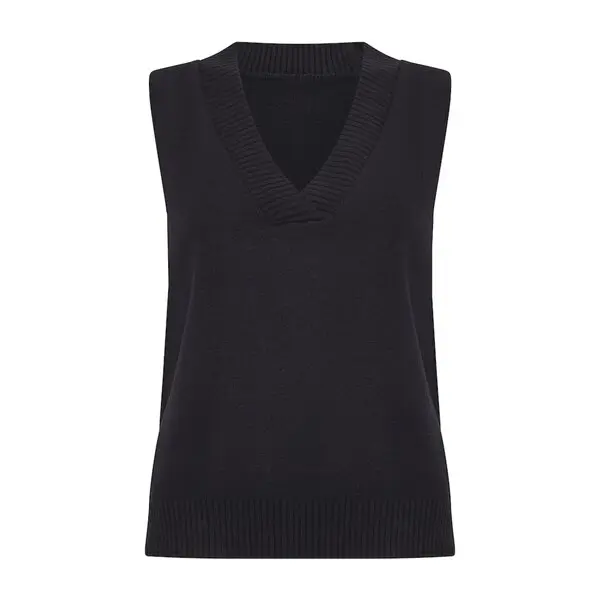 LULA-RU Vest Jumper - Black