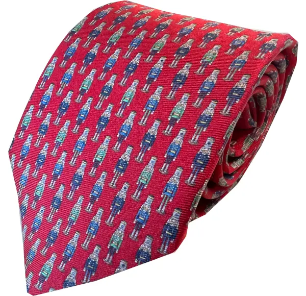 LAZYJACK PRESS Sleigh All Day Tie - Red