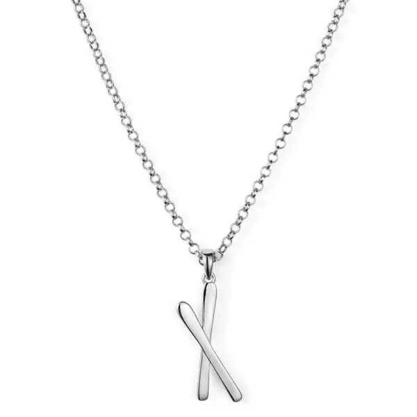 TOOLALLY Snow Kiss Pendant Necklace Sterling - Silver