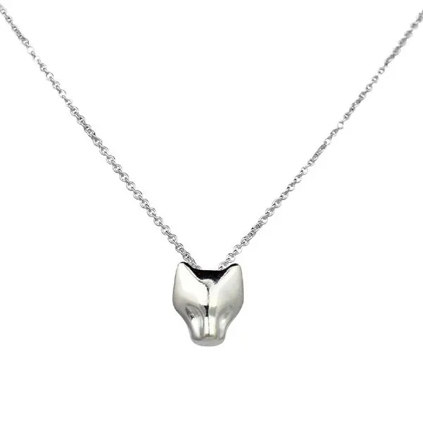 FREYA & THOR OF SWEDEN Lynx Necklace Sterling Min - Silver