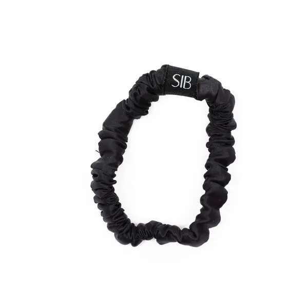 SIB SILK Sib® Silk Scrunchie Skinny - Black