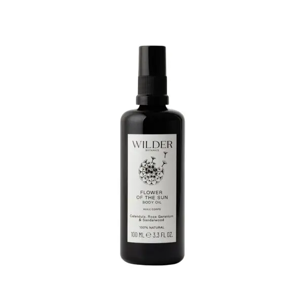 WILDER BOTANICS Flower Of The Sun Body Oil - Black