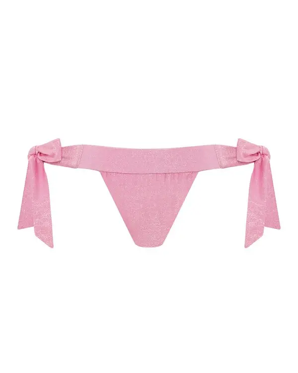 LEYLA MAYA Natasha Thong Bikini Knickers Mist - Pink