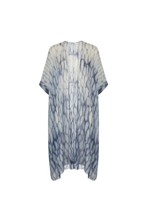 JAMES LAKELAND Shibori Print Kaftan - Blue