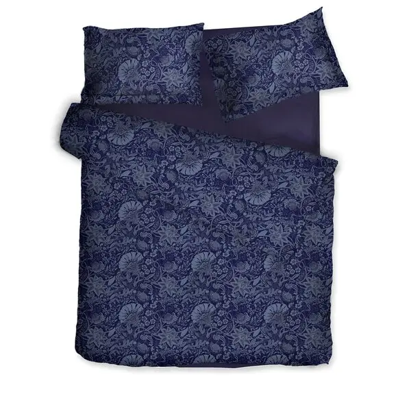 DECOFLUX HOME Sateen Bed Linen Set Boho Indigo - Blue