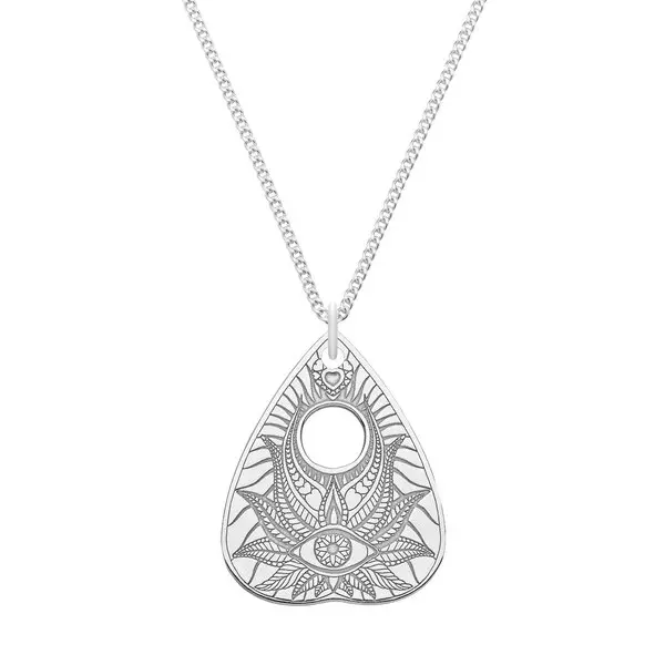 CARTERGORE Small Sterling Silver Lotus Flower Planchette - Gray