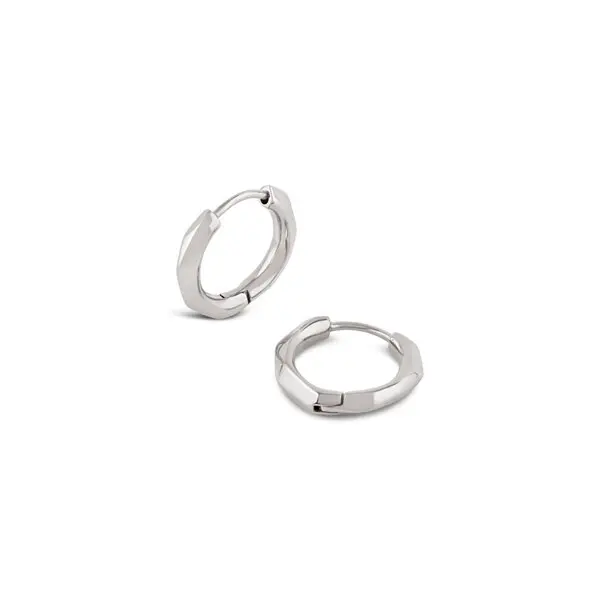 DINNY HALL Thalassa Mini Huggie Hoops - Silver