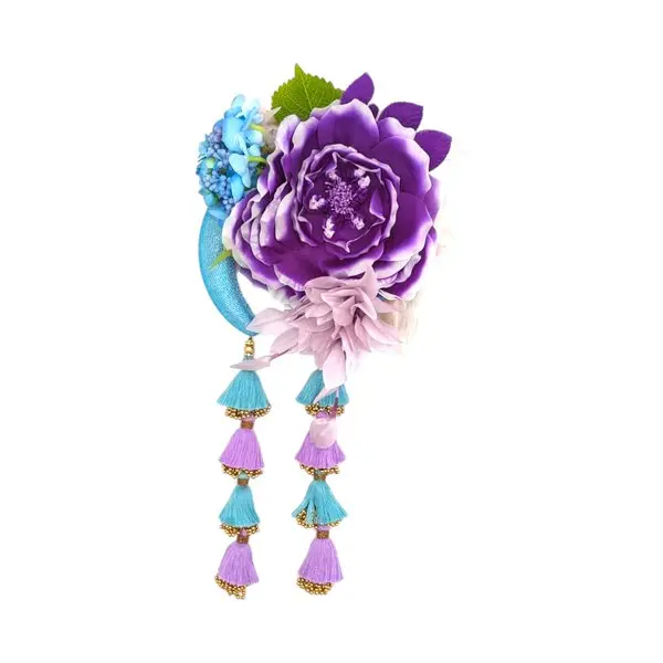 JULIA CLANCEY Azure Hydrangea Violeta Dorado Bloom Band