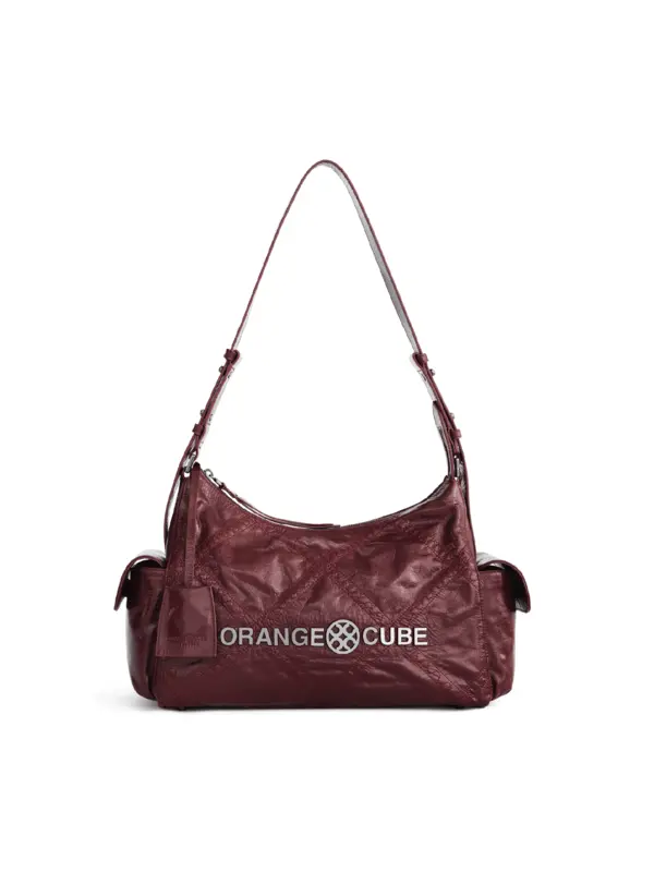 ORANGE CUBE Metropolitan City Bag Bordeaux - Red