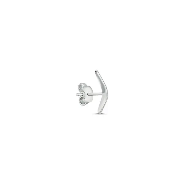 Mishka Return Stud Earring Mono - Silver