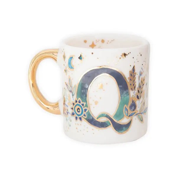 SHERIE BOUTIK Sb Q Alphabet Mug - Brown