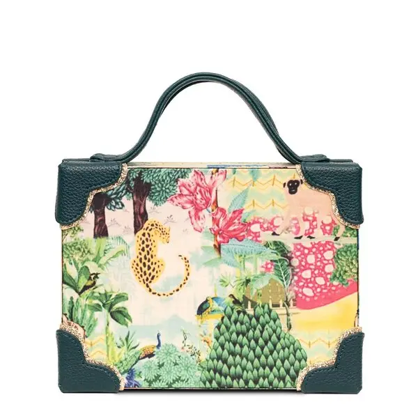SIMITRI Faerie Briefcase Bag - Black/red