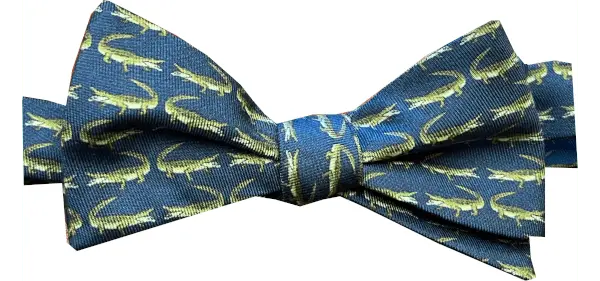 LAZYJACK PRESS Let's Get Snappy Bow Tie - Blue