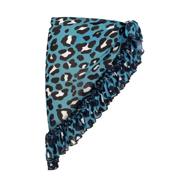 NUR KARAATA Lily Leo Skirt - Blue