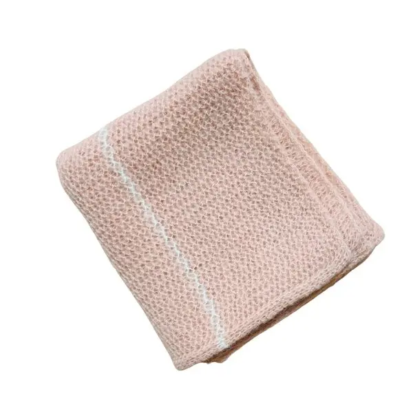 HERITAGEMODA Neutrals / Pale Handmade Soft Alpaca Scarf - Pink