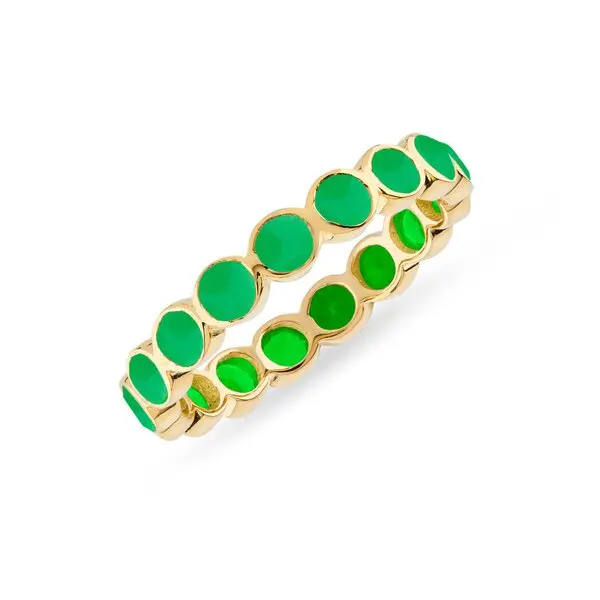AUREE JEWELLERY Ortigia Chrysoprase Gold Vermeil Ring - Green