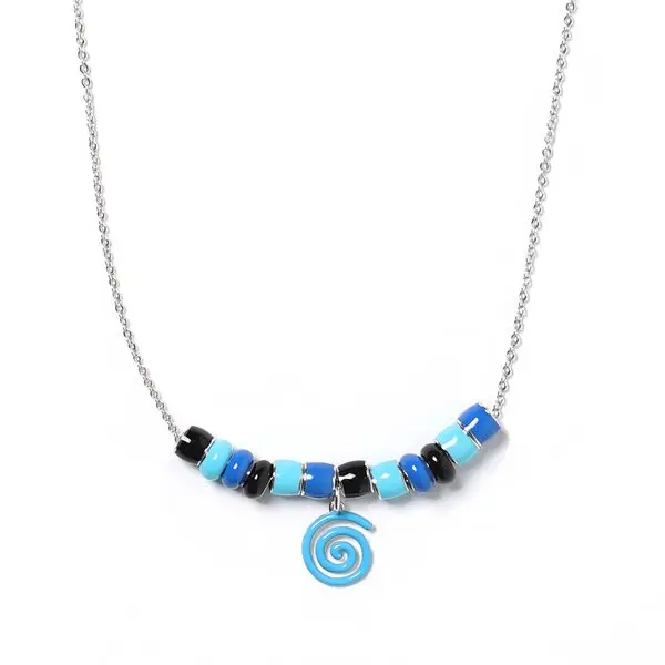 PINNOLE Spin Me Around Necklace - Blue