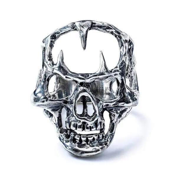 GERMAN KABIRSKI Abime Oxidized Skull Ring