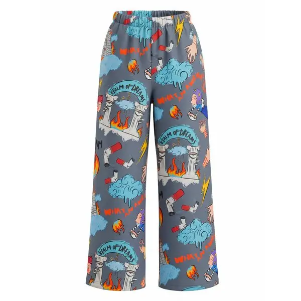 KING NAKED Realm Of Weirdness Trousers - Gray