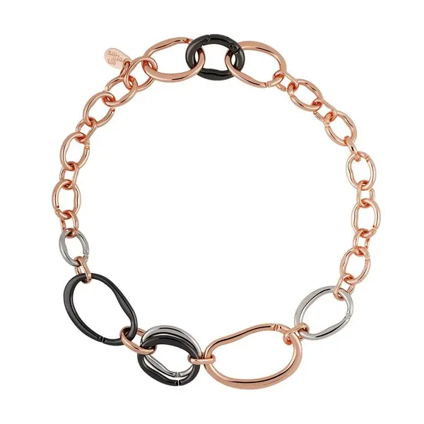 AMNIOTIC Pink / Black / Silver Collier Edition Limitée 1 - Pink/black/silver