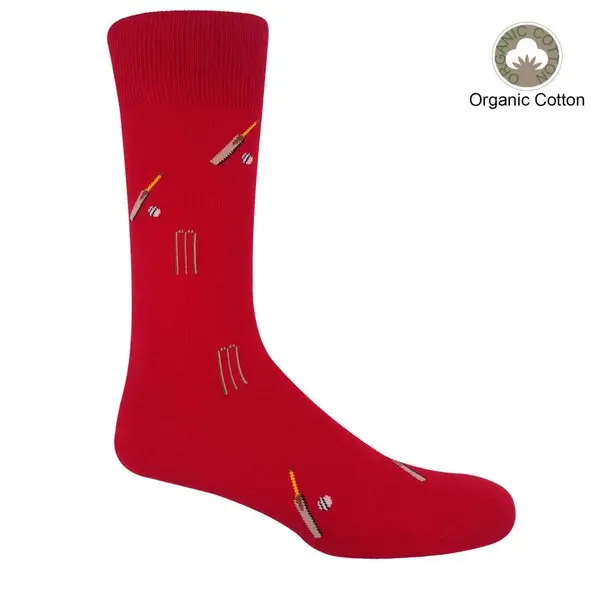 PEPER HAROW - MADE IN ENGLAND Cricket Socks - Red