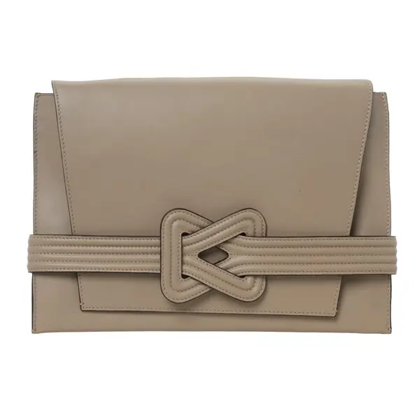 GRÁINNE MAHER Anu Convertible Clutch Mushroom