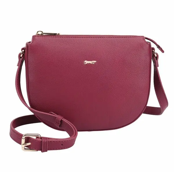 Paul Costelloe Hazara Leather Crossbody Bag - Red