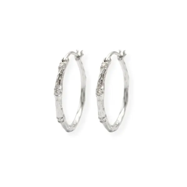 MARTINA ROZENBERG SMIRA JEWELRY Pedra Earrings - Silver