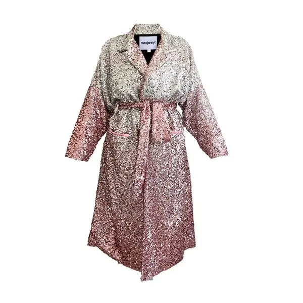 MAXJENNY Sequin Coat