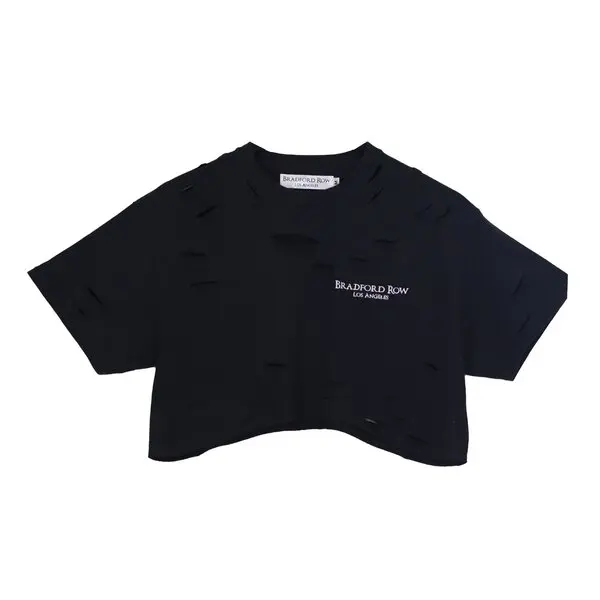 BRADFORD ROW Harra Distressed - Black