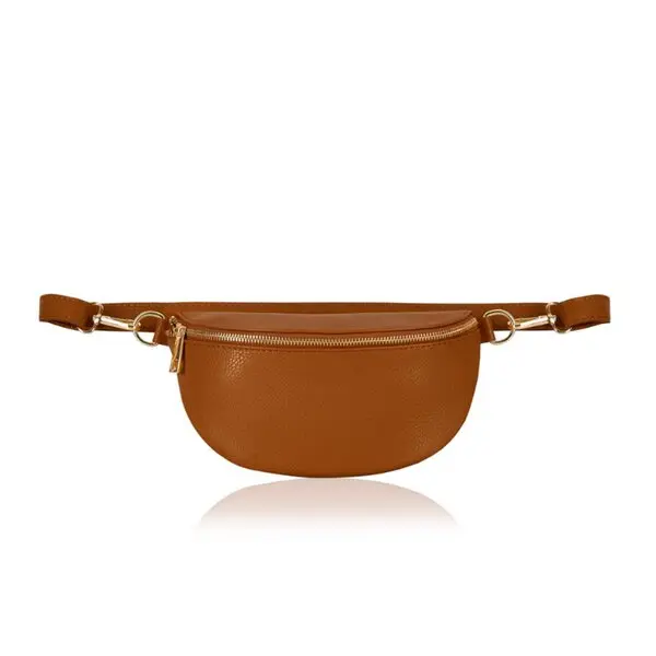 BETSY & FLOSS Zadar Crossbody And Waist Bag In Tan - Brown
