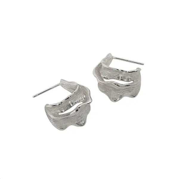 JANUS EDINBURGH Sterling Union Hoop Earrings - Silver