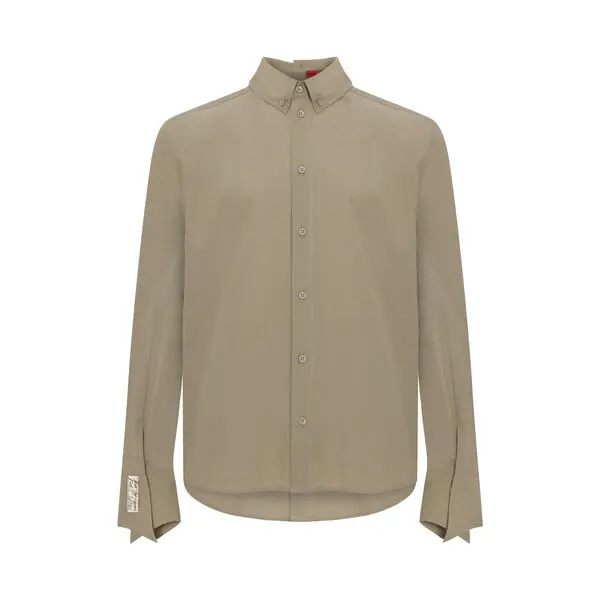 PCFG Neutrals / Pure Cotton Woven Shirt Fit Patch - Green