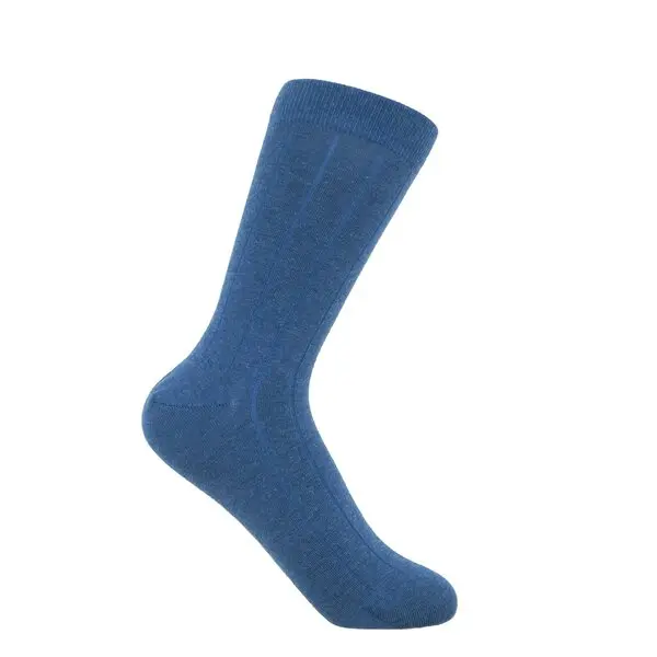 PEPER HAROW - MADE IN ENGLAND Indulgent Cashmere Socks - Blue