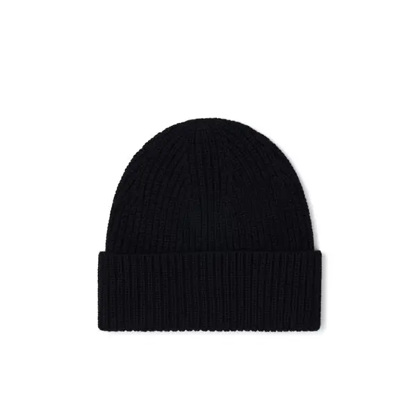 ARCTIC FOX & CO. The Merino Wool Beanie Arctic Coal - Black